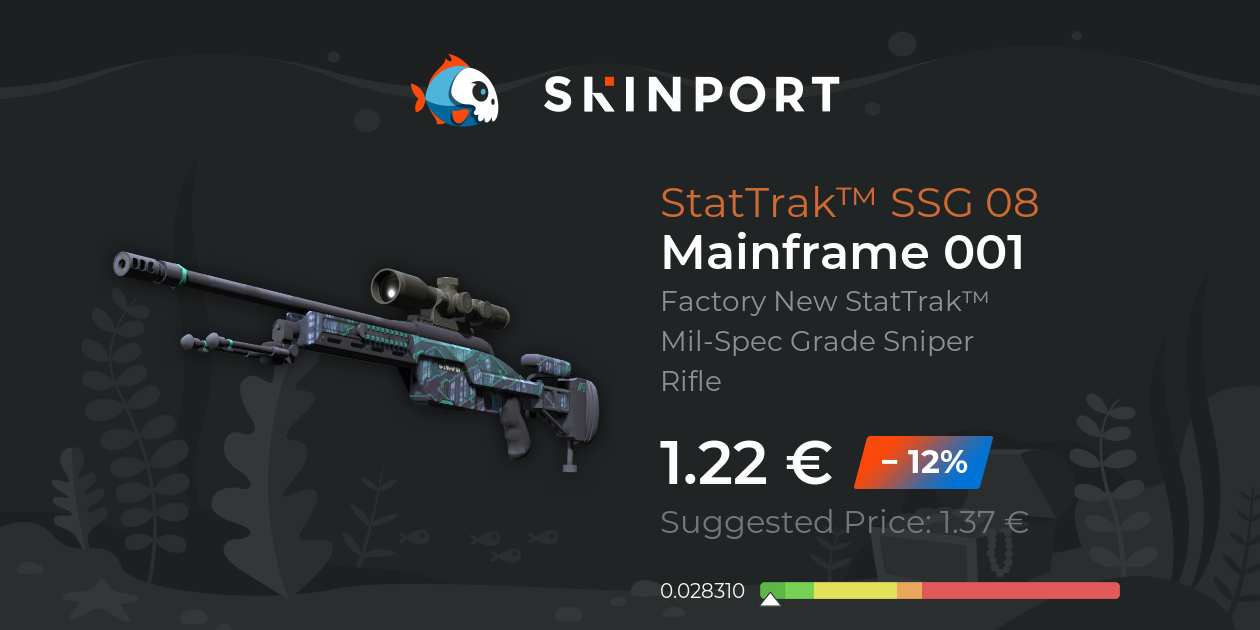 StatTrak™ SSG 08 | Mainframe 001 (Factory New) - Counter-Strike 2 ...
