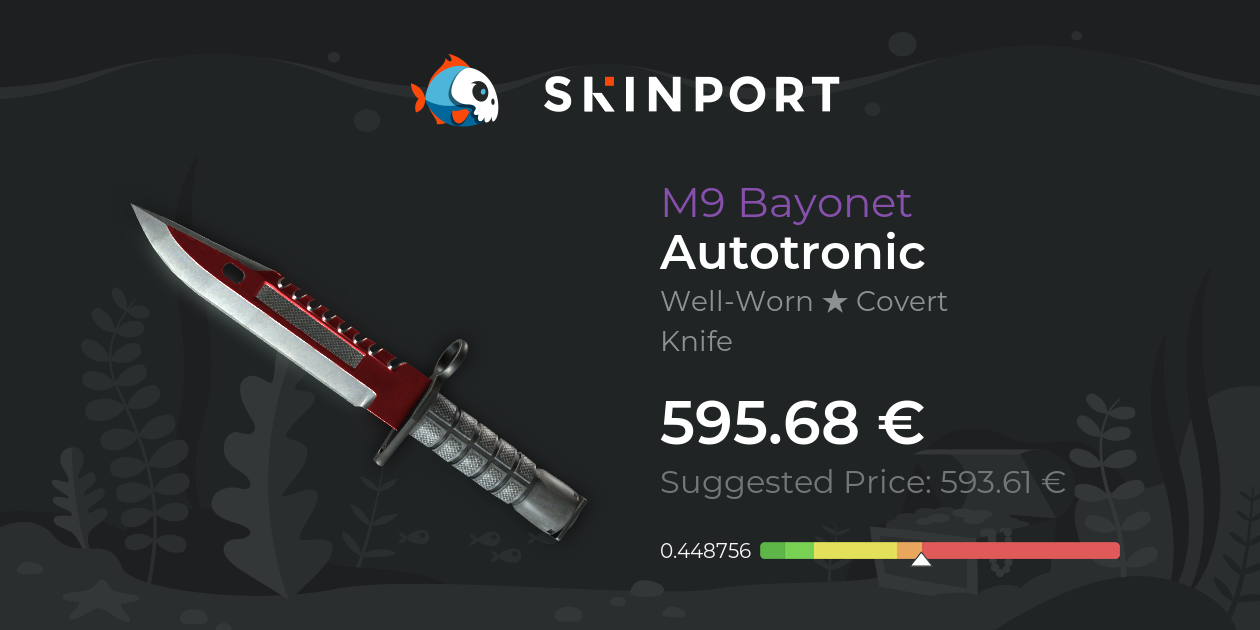 M9 Bayonet | Autotronic (Well-Worn) - Counter-Strike 2 - Skinport