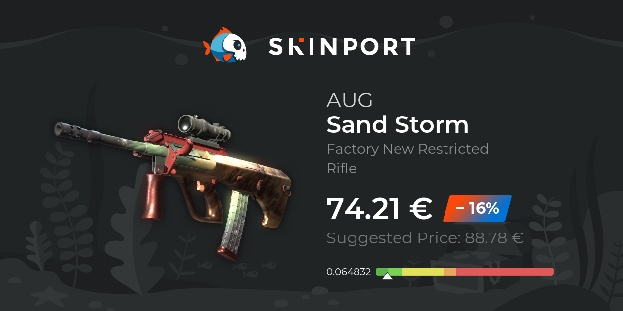 AUG | Sand Storm (Factory New) - Counter-Strike 2 - Skinport
