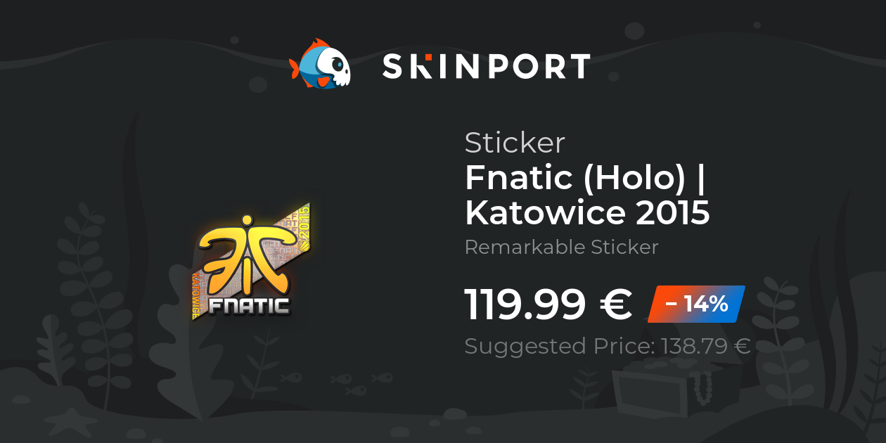 Sticker | Fnatic (Holo) | Katowice 2015 - Counter-Strike 2 - Skinport