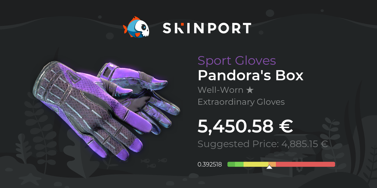 Sport Gloves | Pandora's Box (Well-Worn) - Counter-Strike 2 - Skinport