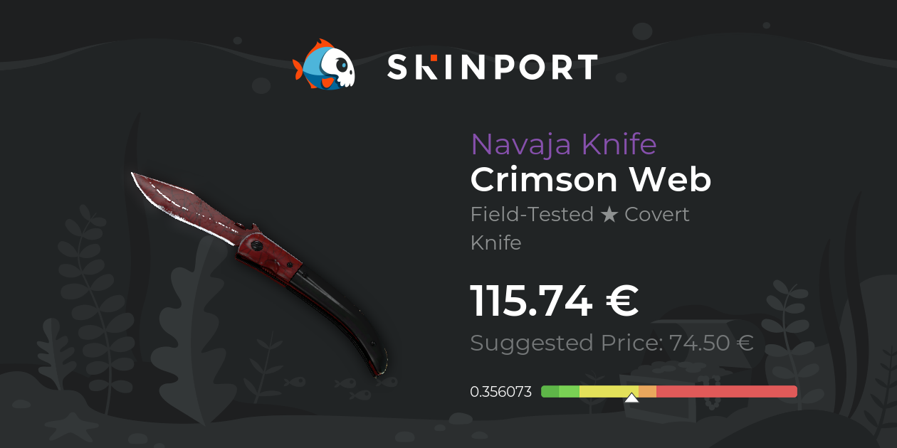 Navaja Knife | Crimson Web (Field-Tested) - CS2 - Skinport