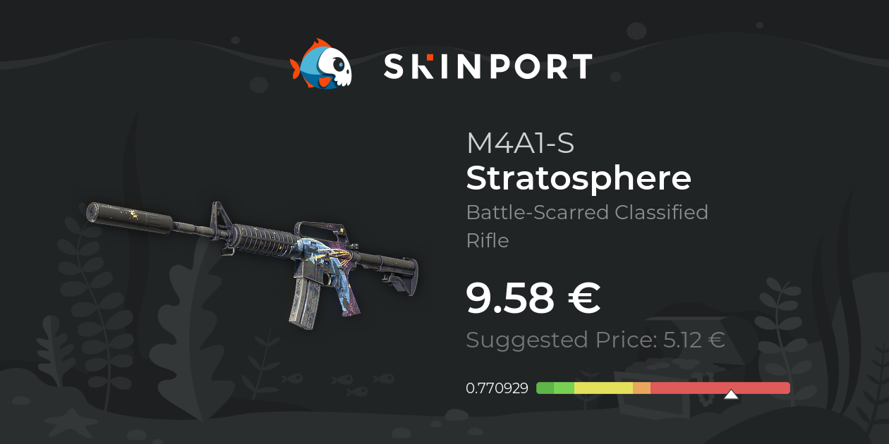 M4A1-S | Stratosphere (Battle-Scarred) - Counter-Strike 2 - Skinport