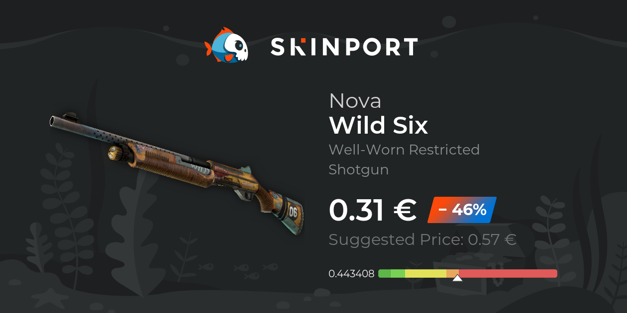Nova | Wild Six (Well-Worn) - CS2 - Skinport