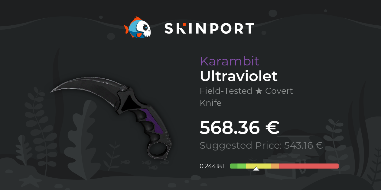 Karambit | Ultraviolet (Field-Tested) - CS2 - Skinport