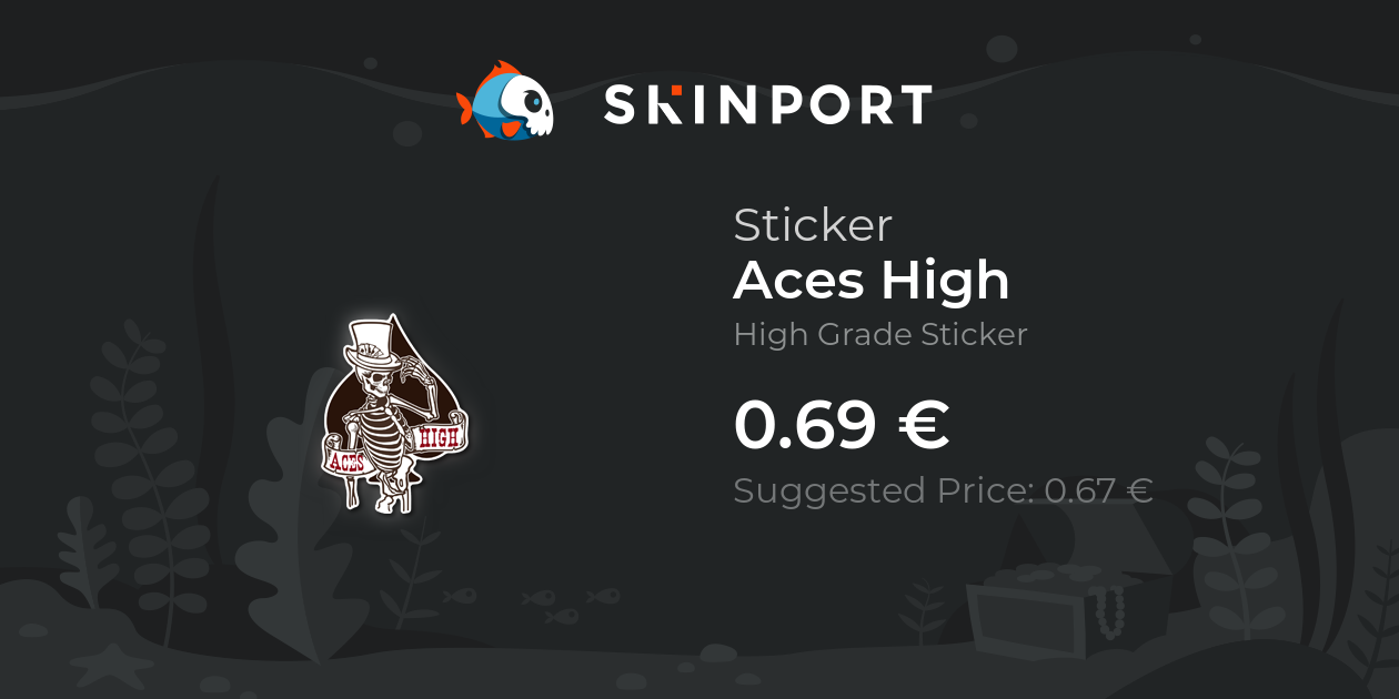 Sticker | Aces High - Counter-Strike 2 - Skinport