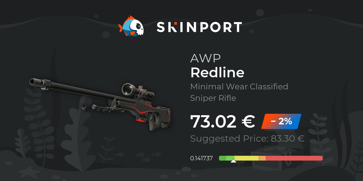 AWP | Redline (Minimal Wear) - Counter-Strike 2 - Skinport
