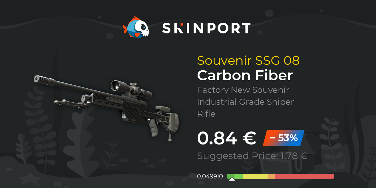 Souvenir SSG 08 | Carbon Fiber (Factory New) - Counter-Strike 2 - Skinport