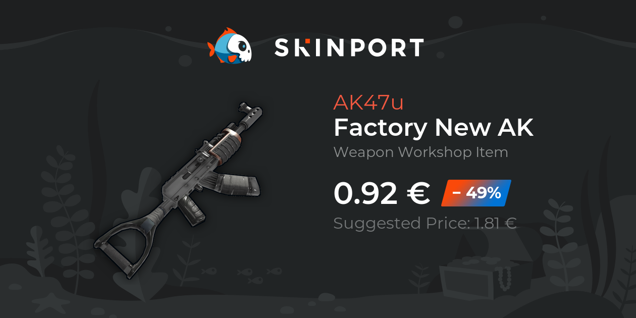 Factory New AK - Rust - Skinport