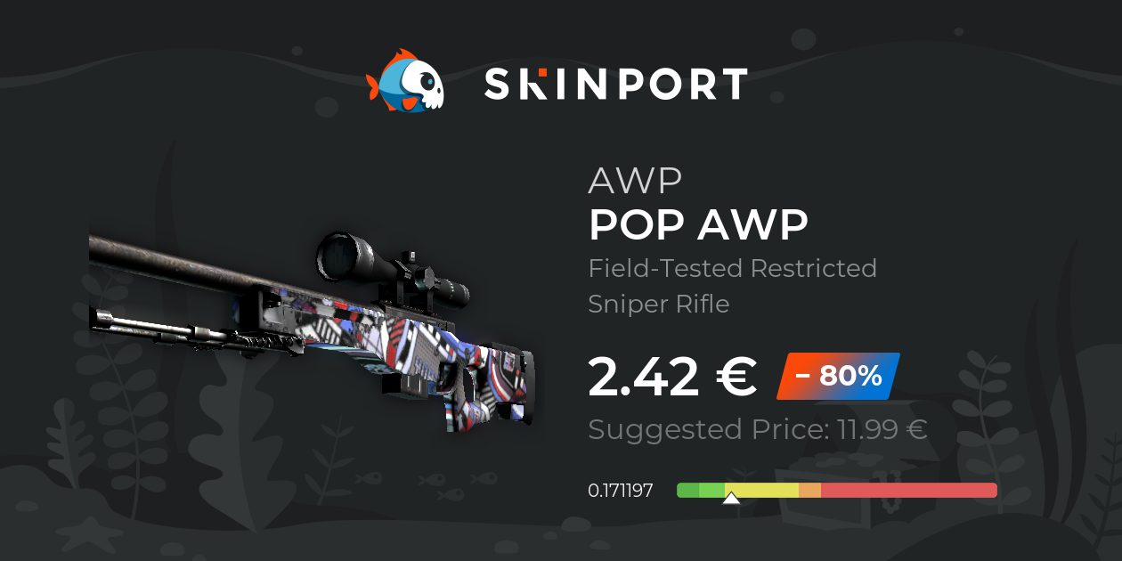 AWP | POP AWP (Field-Tested) - Counter-Strike 2 - Skinport