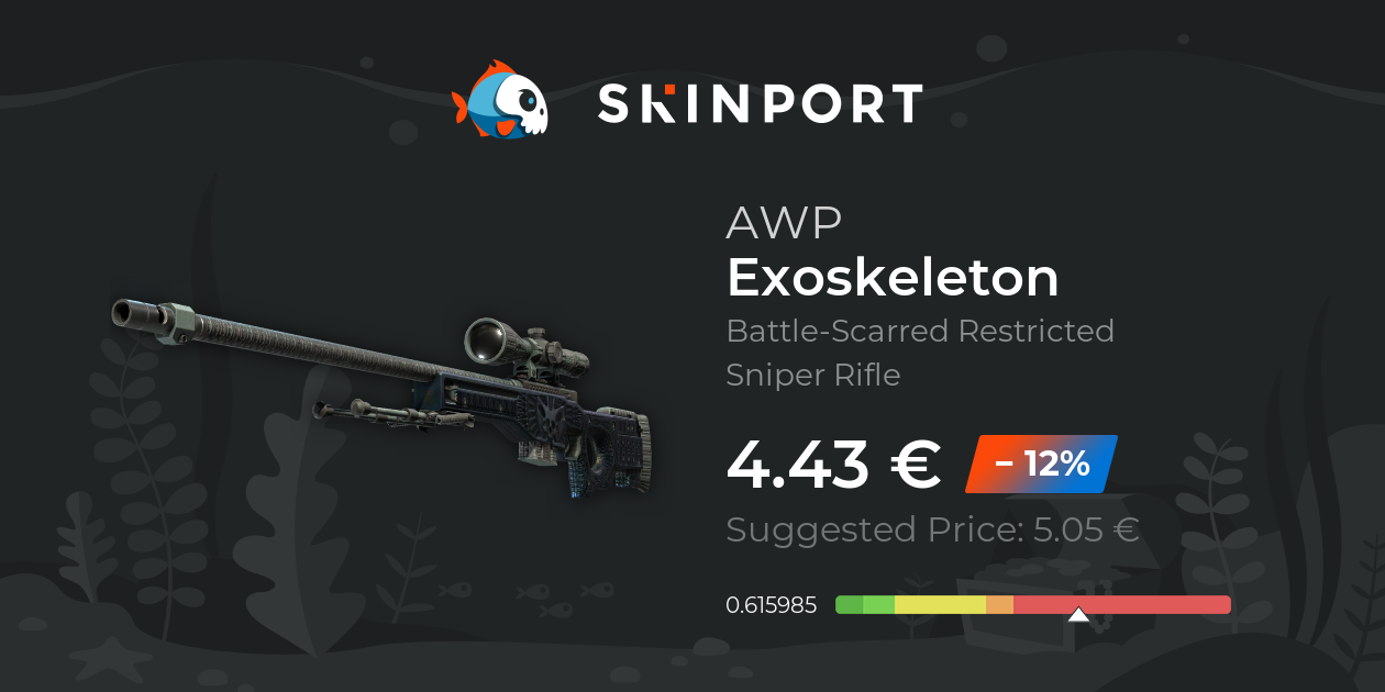 AWP | Exoskeleton (Battle-Scarred) - Counter-Strike 2 - Skinport