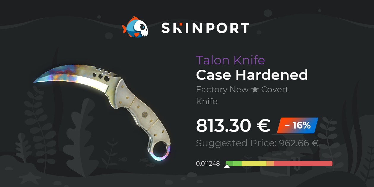 Talon Knife | Case Hardened (Factory New) - Counter-Strike 2 - Skinport