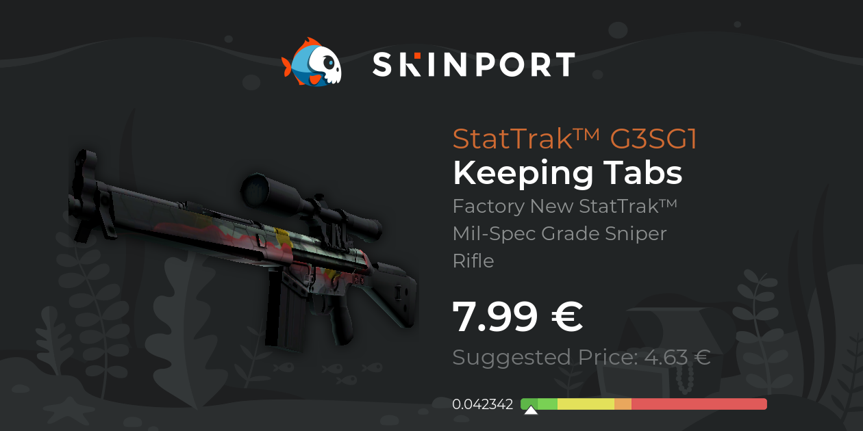 StatTrak™ G3SG1 | Keeping Tabs (Factory New) - CS:GO - Skinport