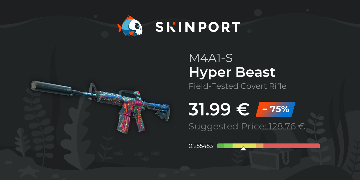 M4A1-S | Hyper Beast (Field-Tested) - Counter-Strike 2 - Skinport