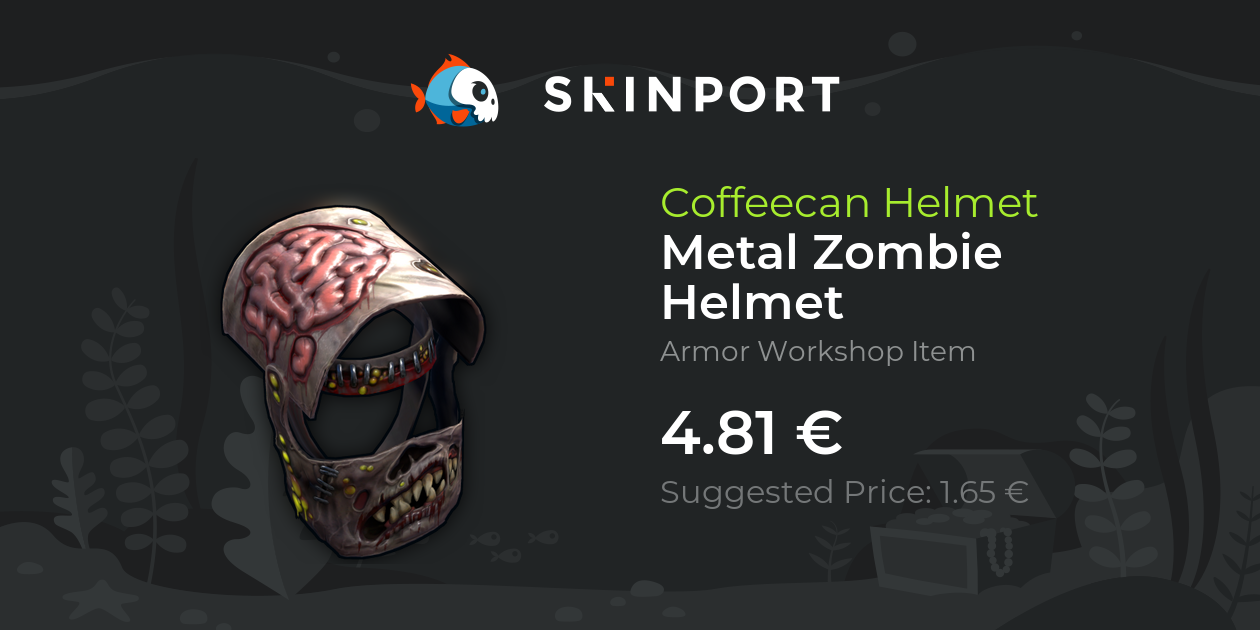 Metal Zombie Helmet - Rust - Skinport