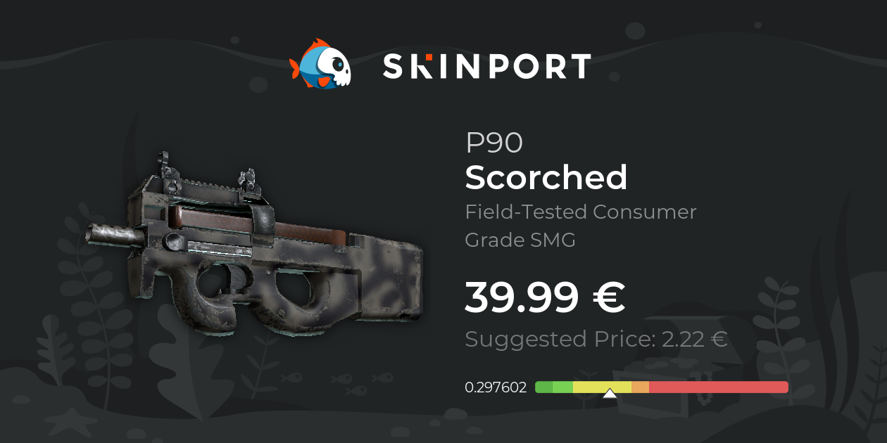 P90 | Scorched (Field-Tested) - Counter-Strike 2 - Skinport