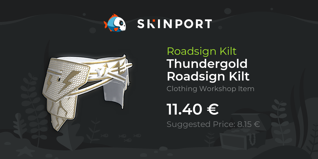 Thundergold Roadsign Kilt - Rust - Skinport