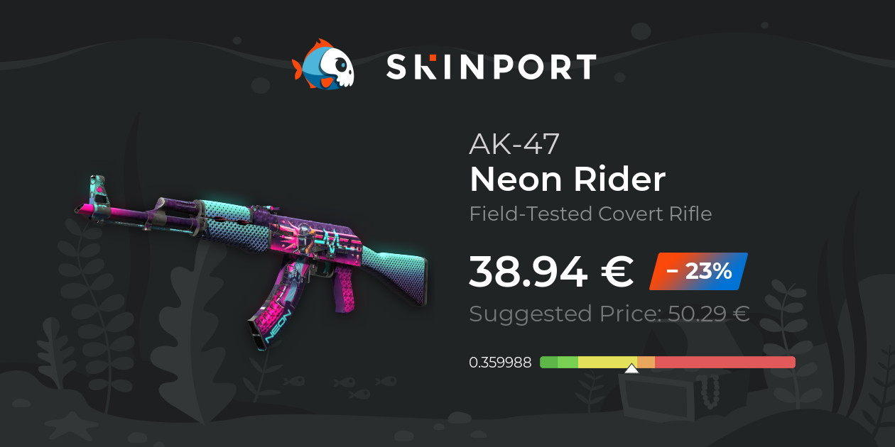 AK-47 | Neon Rider (Field-Tested) - Counter-Strike 2 - Skinport