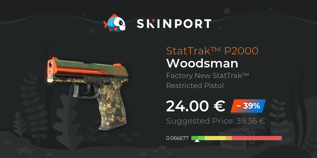 StatTrak™ P2000 | Woodsman (Factory New) - Counter-Strike 2 - Skinport