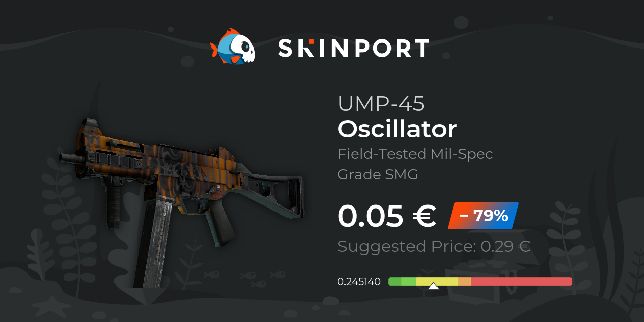 UMP-45 | Oscillator (Field-Tested) - Counter-Strike 2 - Skinport
