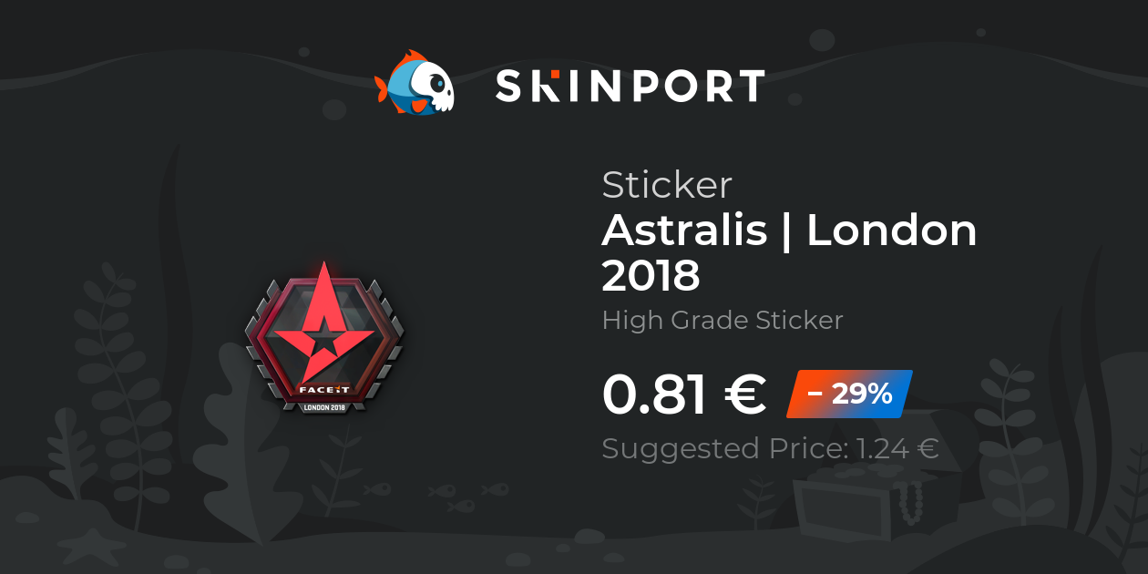 Sticker | Astralis | London 2018 - Counter-Strike 2 - Skinport