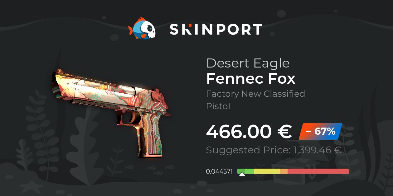 Desert Eagle | Fennec Fox (Factory New) - CS2 - Skinport