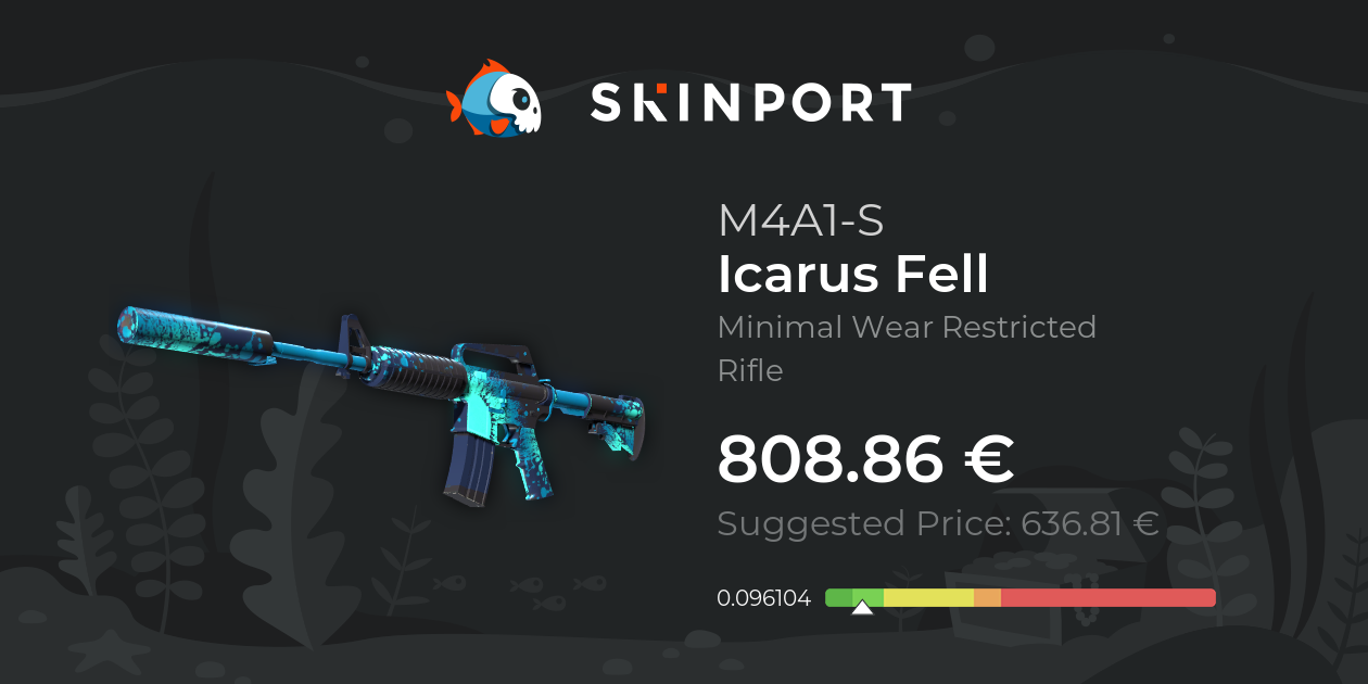 M4A1-S | Icarus Fell (Minimal Wear) - Counter-Strike 2 - Skinport