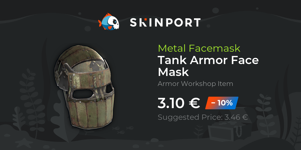Tank Armor Face Mask - Rust - Skinport