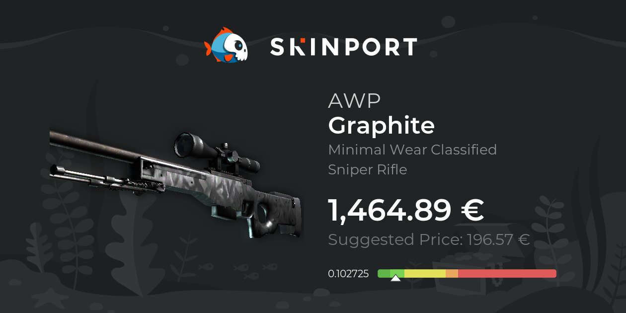 AWP | Graphite (Minimal Wear) - Counter-Strike 2 - Skinport