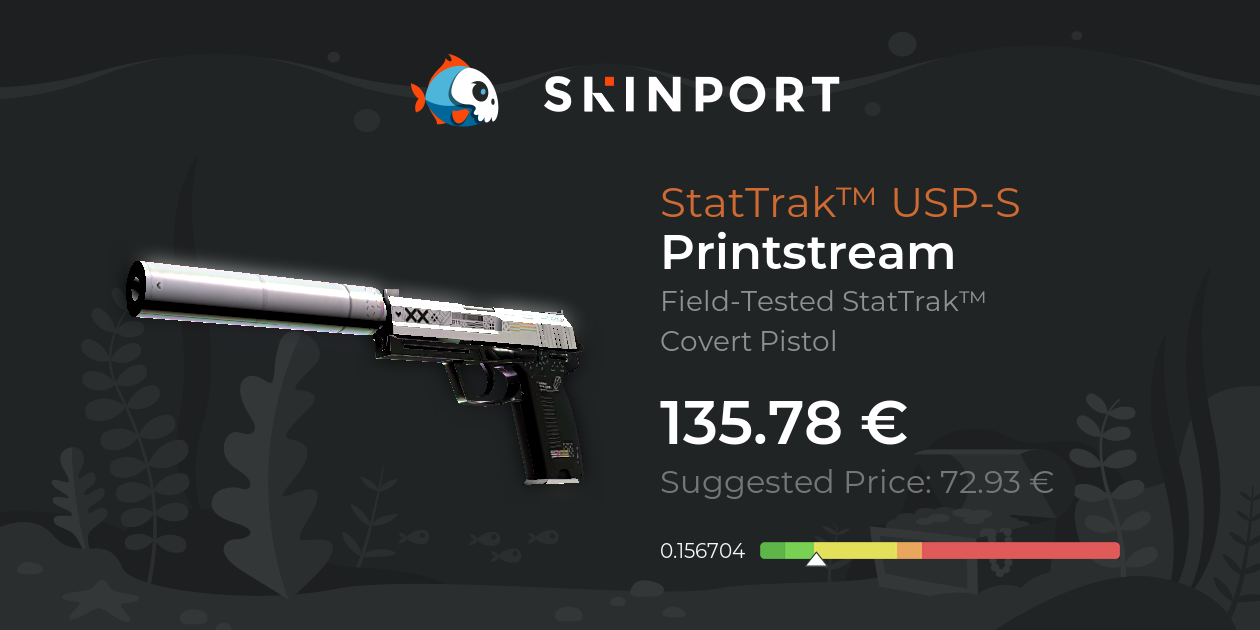 StatTrak™ USP-S | Printstream (Field-Tested) - CS2 - Skinport