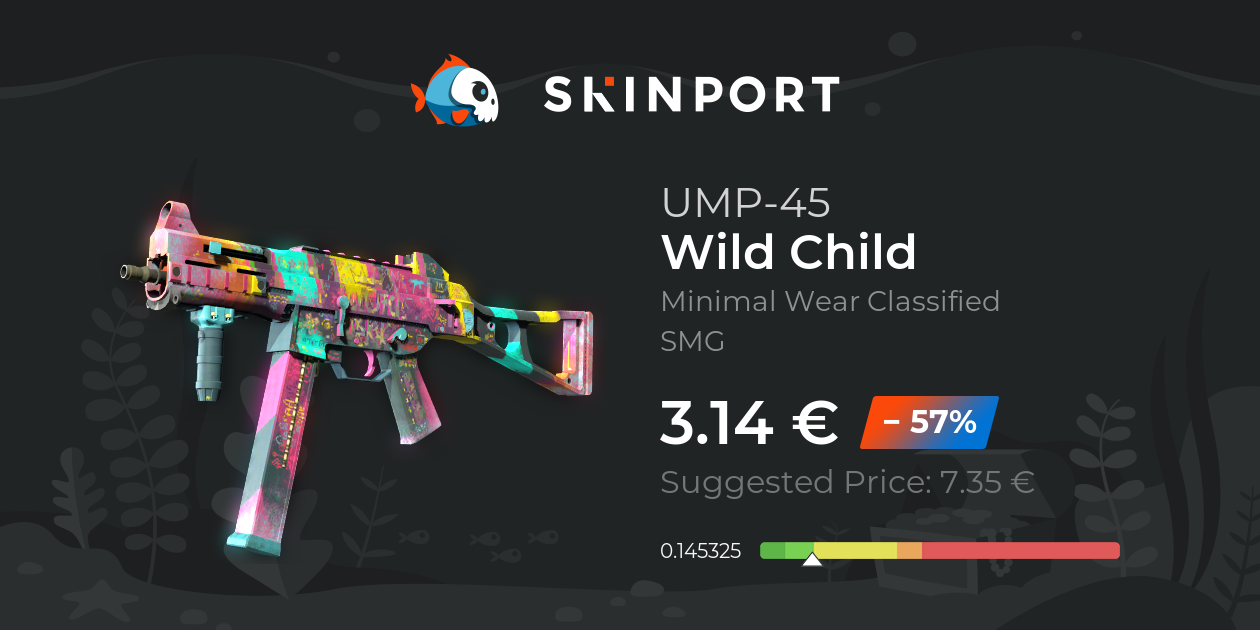 UMP-45 | Wild Child (Az Aşınmış) - Counter-Strike 2 - Skinport