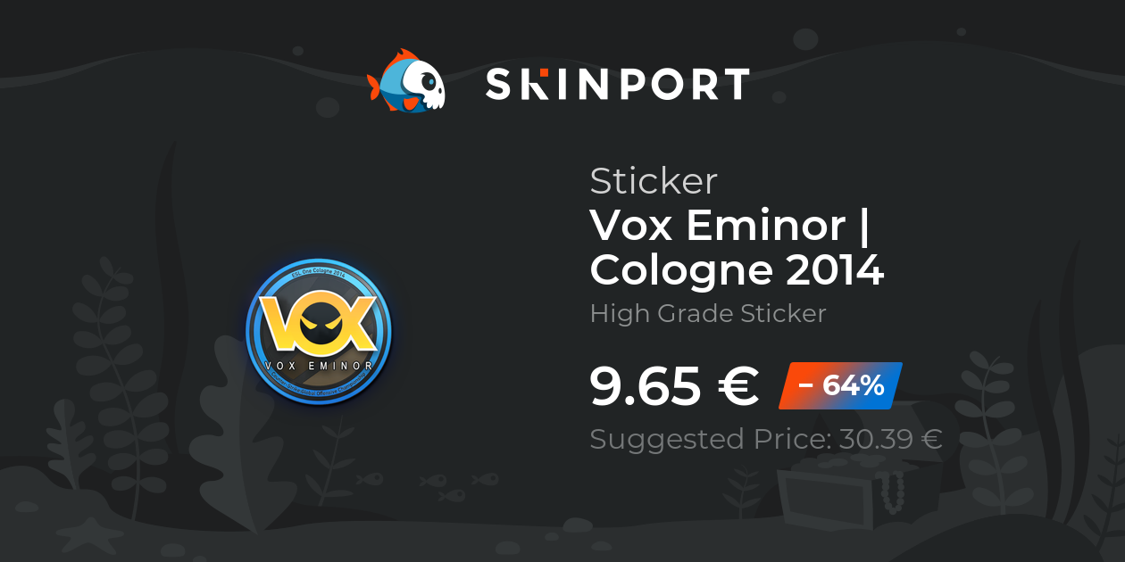 Sticker | Vox Eminor | Cologne 2014 - CS:GO - Skinport