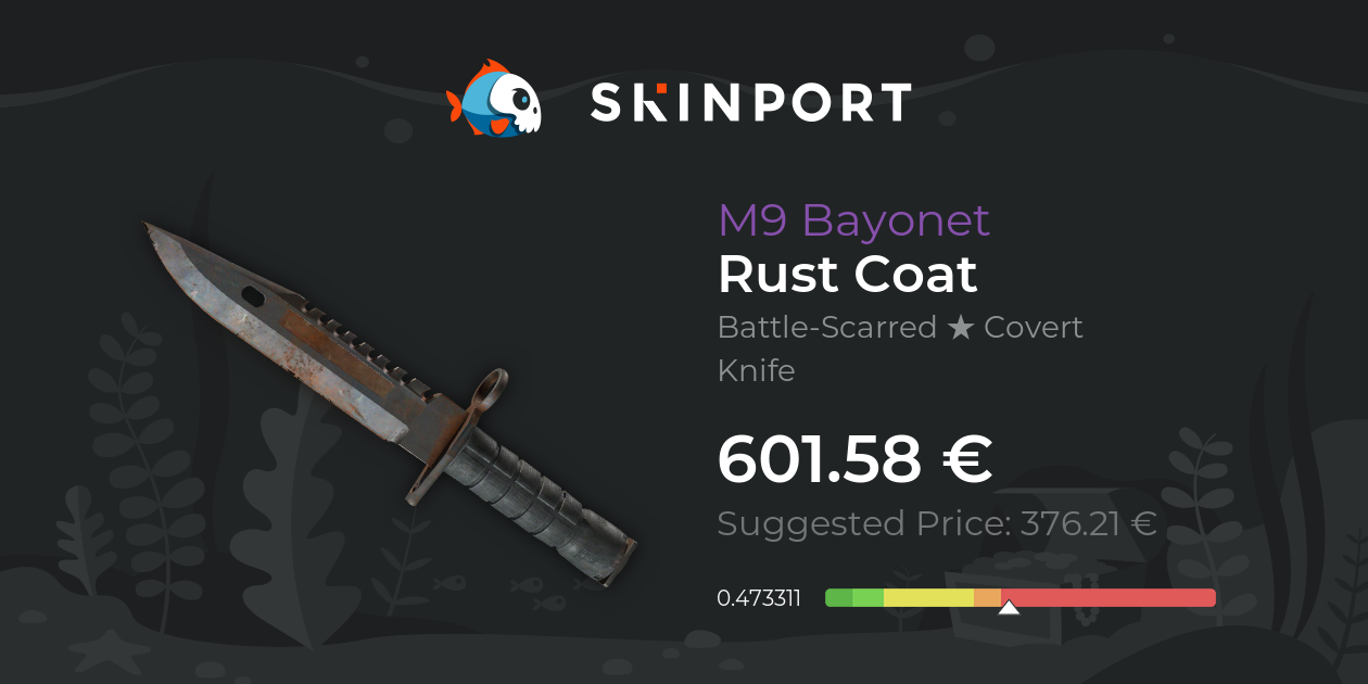 M9 Bayonet | Rust Coat (Battle-Scarred) - Counter-Strike 2 - Skinport