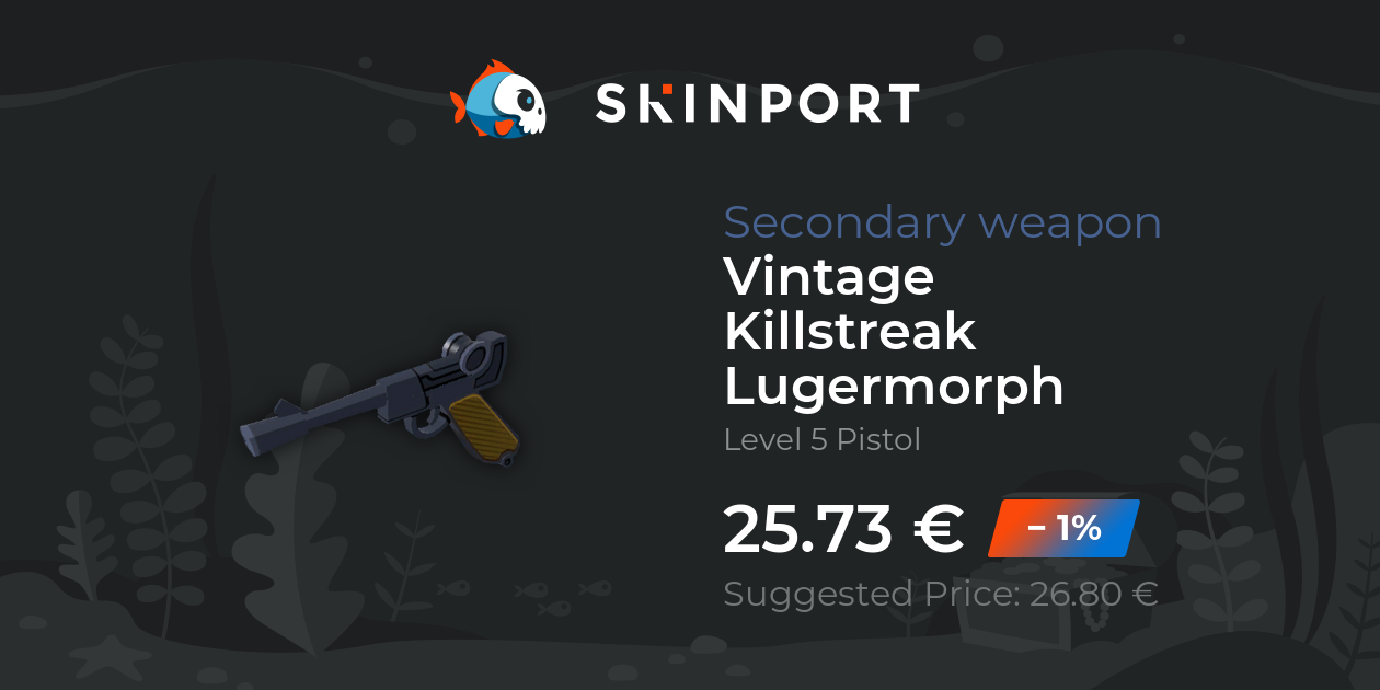 A Lugermorph (Vintage [Killstreak]) - Team Fortress 2 - Skinport
