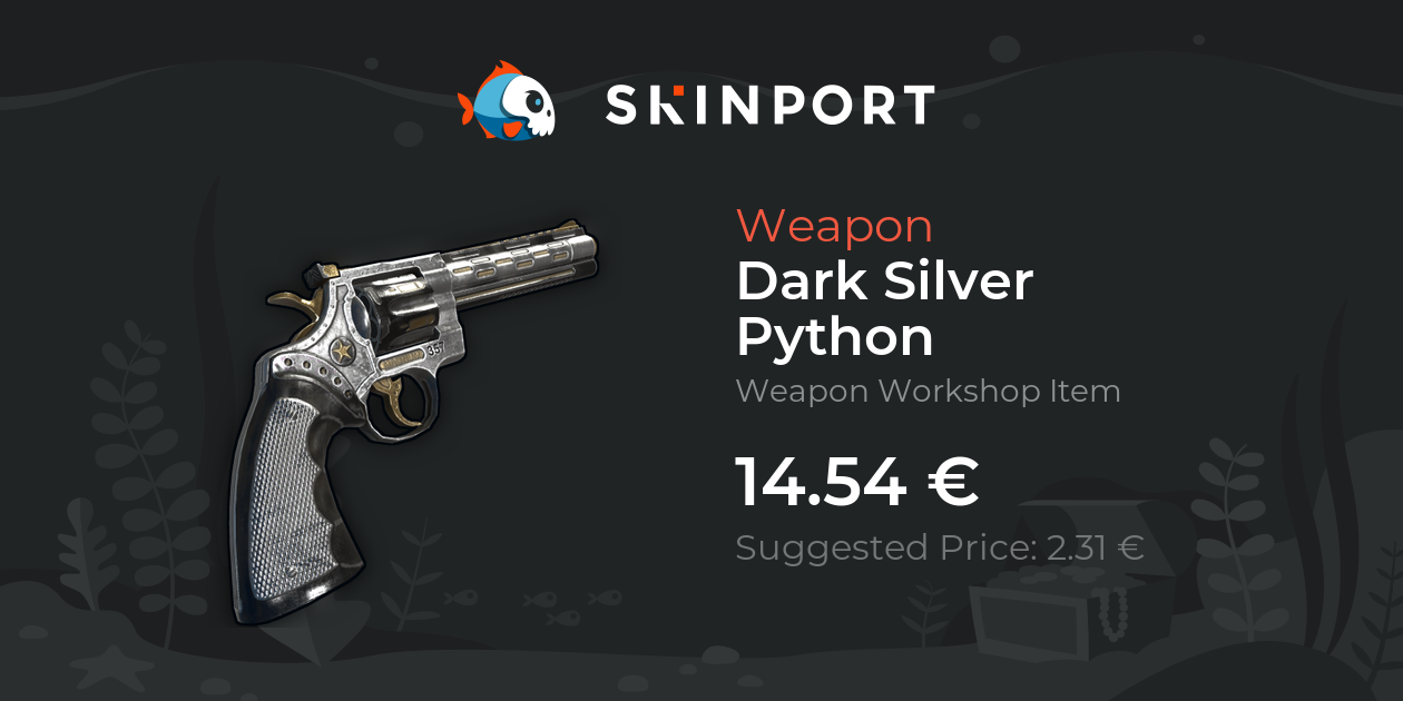 Dark Silver Python - Rust - Skinport