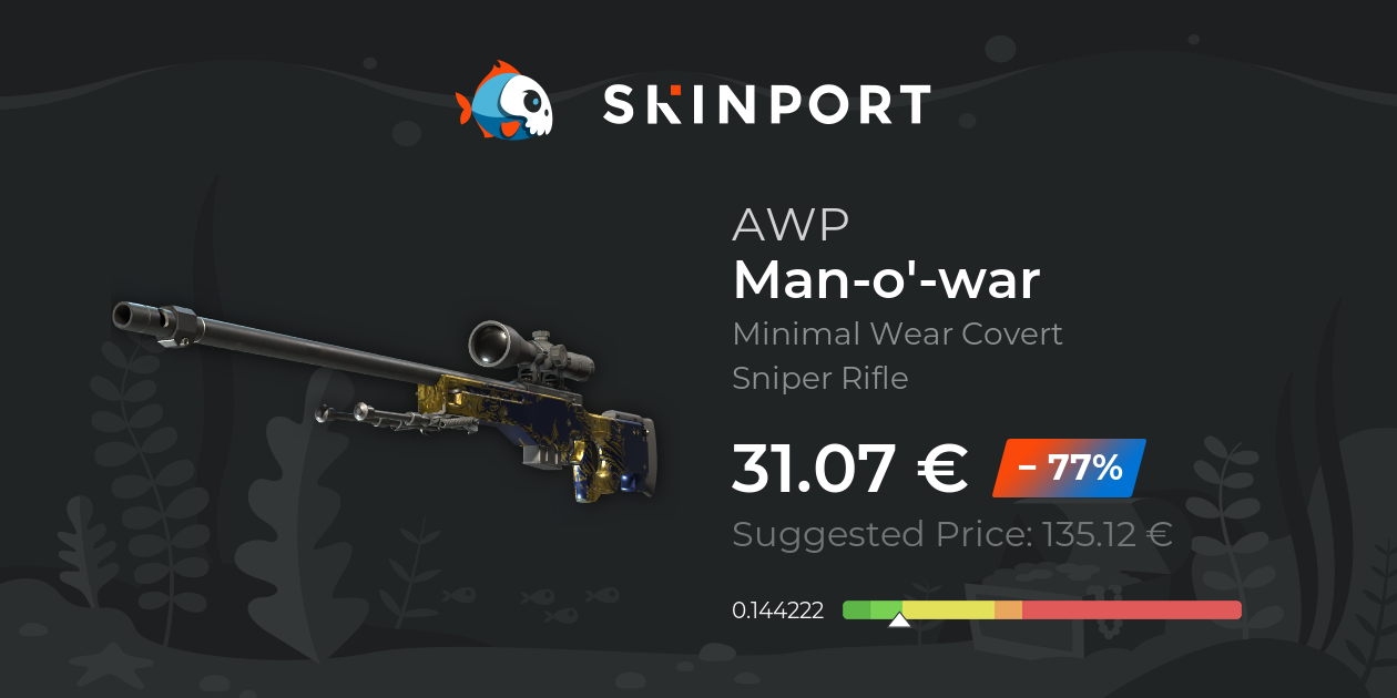 AWP | Man-o'-war (Minimale Gebrauchsspuren) - Counter-Strike 2 - Skinport