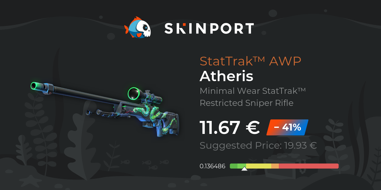 StatTrak™ AWP | Atheris (Minimal Wear) - Counter-Strike 2 - Skinport