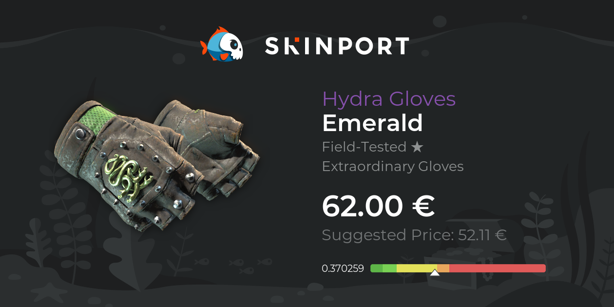 Hydra Gloves | Emerald (Field-Tested) - Counter-Strike 2 - Skinport