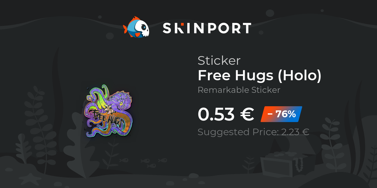 Sticker | Free Hugs (Holo) - Counter-Strike 2 - Skinport