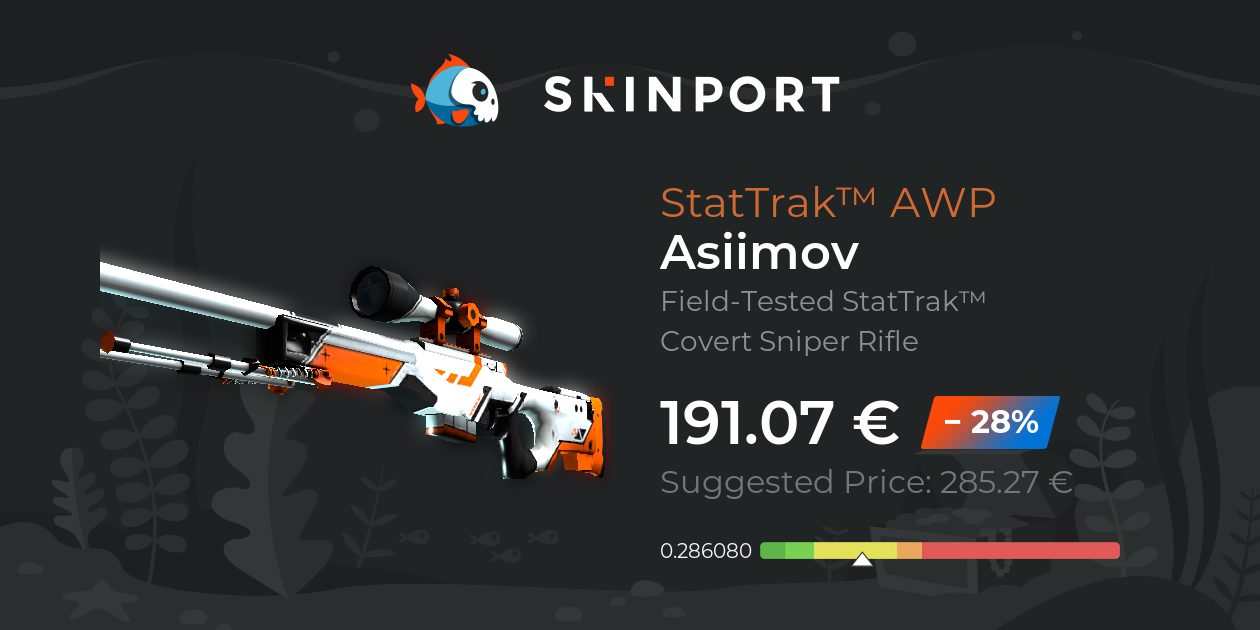 StatTrak™ AWP | Asiimov (Field-Tested) - Counter-Strike 2 - Skinport