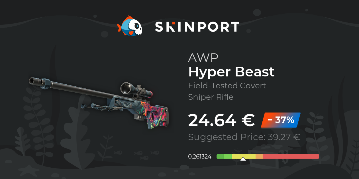AWP | Hyper Beast (Field-Tested) - Counter-Strike 2 - Skinport