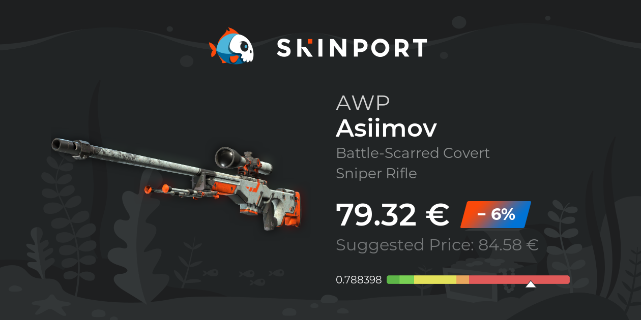 AWP | Asiimov (Battle-Scarred) - Counter-Strike 2 - Skinport