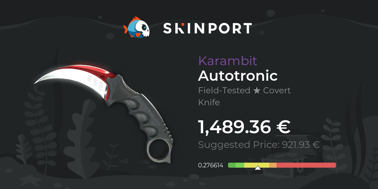 Karambit | Autotronic (Field-Tested) - Counter-Strike 2 - Skinport