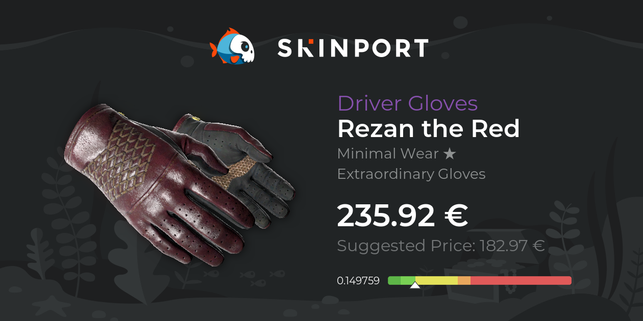 Driver Gloves | Rezan the Red (Minimal Wear) - Counter-Strike 2 - Skinport