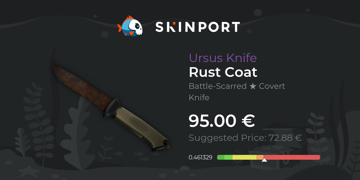Faca Ursus ★ | Rust Coat (Gasto) - Counter-Strike 2 - Skinport