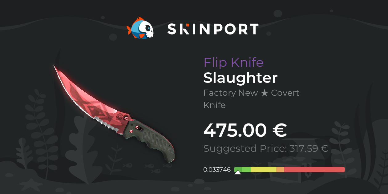 Flip Knife | Slaughter (Factory New) - CS2 - Skinport