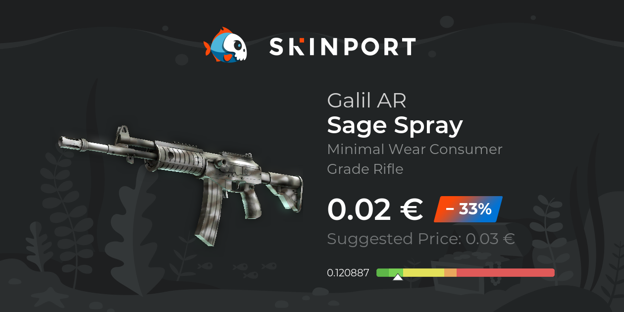 Galil AR | Sage Spray (Minimal Wear) - CS2 - Skinport