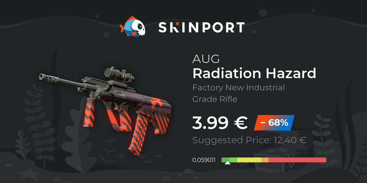 AUG | Radiation Hazard (Factory New) - Counter-Strike 2 - Skinport