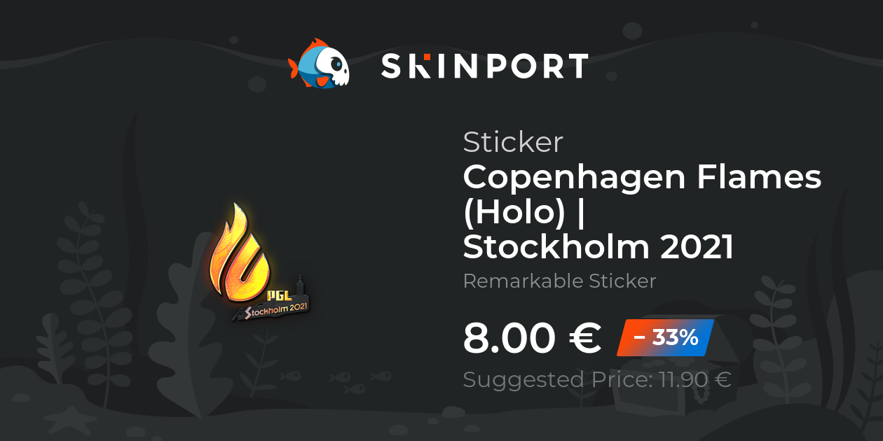 Sticker | Copenhagen Flames (Holo) | Stockholm 2021 - Counter-Strike 2 ...