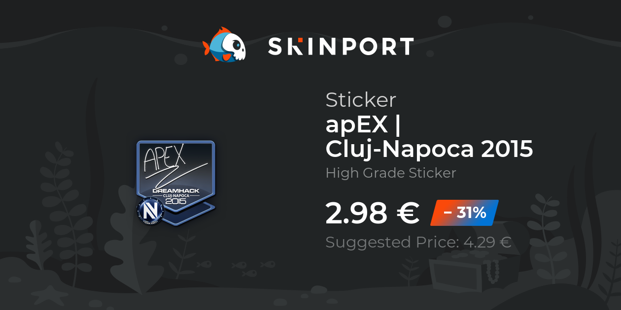 Sticker | apEX | Cluj-Napoca 2015 - Counter-Strike 2 - Skinport